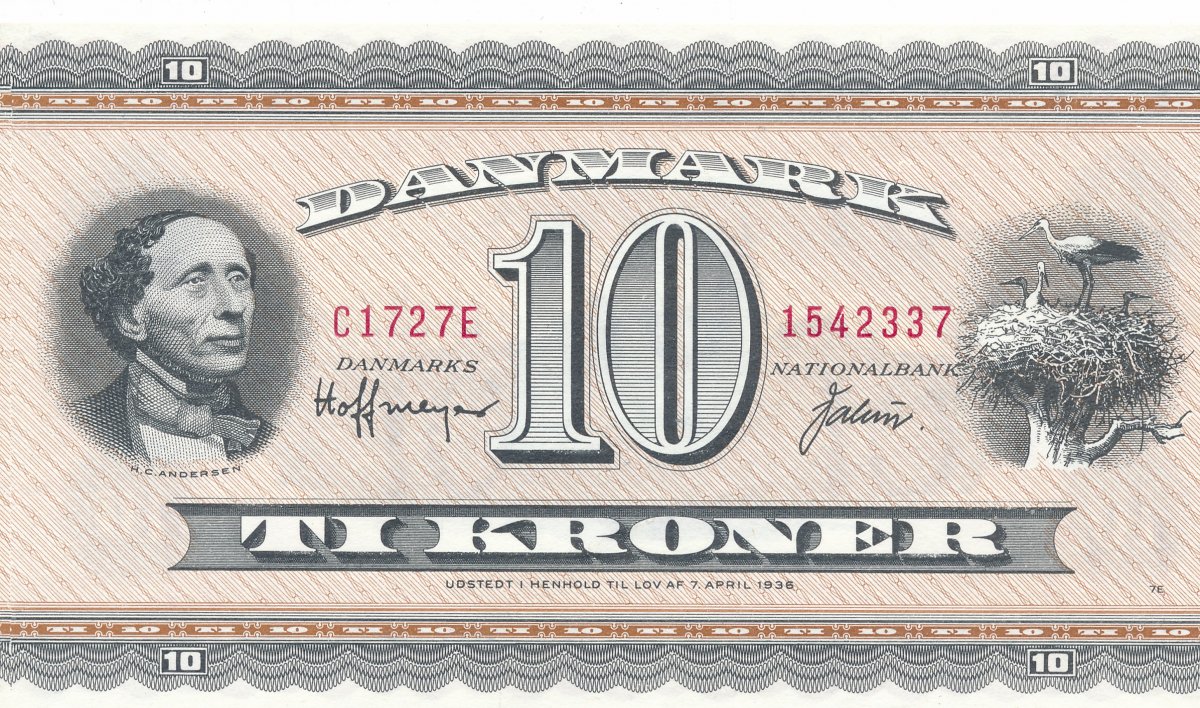 1972 10 Kroner 0 Seddel 10 Kroner Seddel Samlerforum