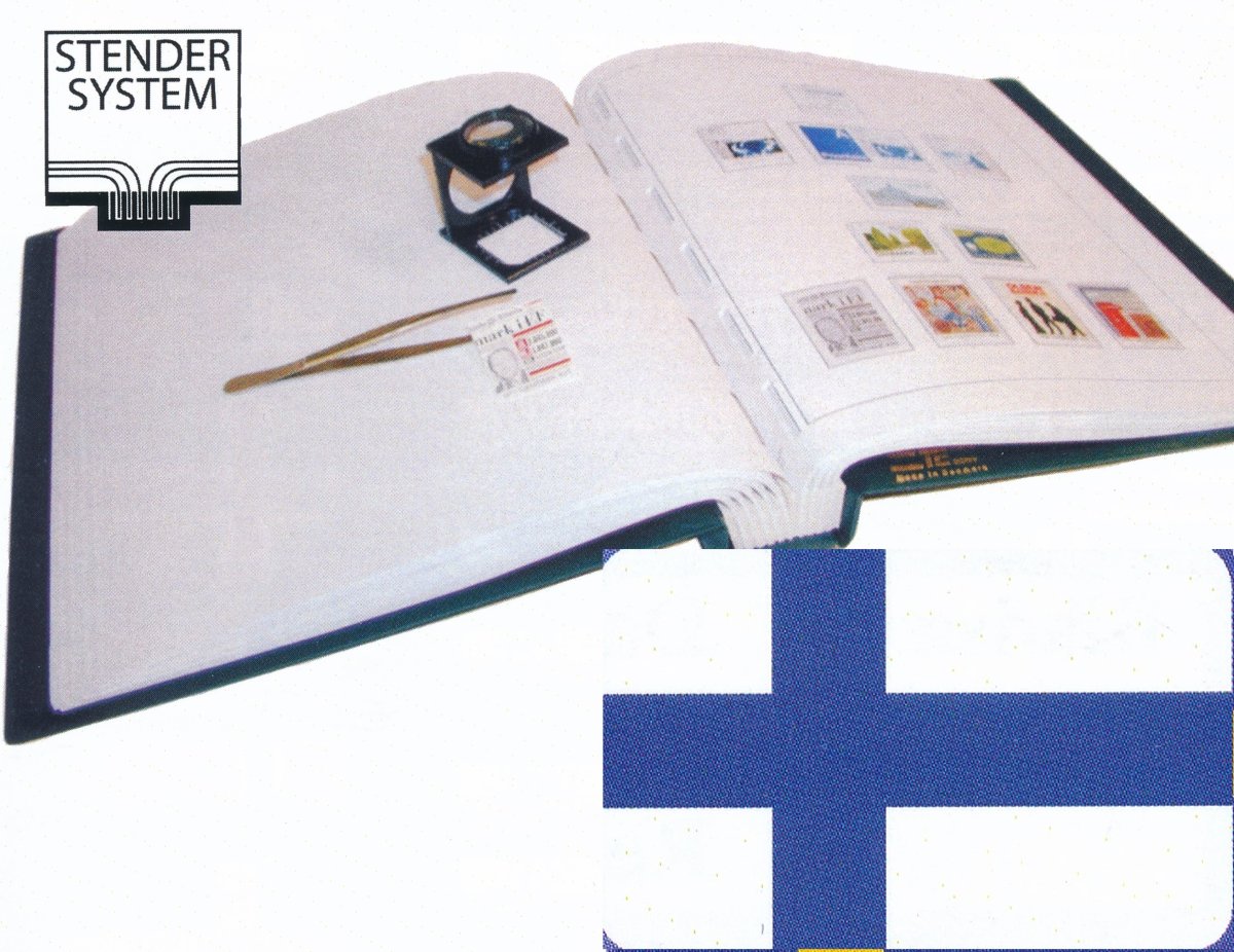 Stender album SUPERB, Finland 2020 - 2023, - Album med klemlommer ...